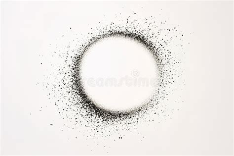 Glowing Orb Abstract Light Particle Circle White Background Perfect