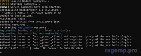 Проблема authentication method auth gssapi client not supported by