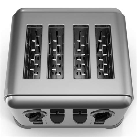 토스터 4 슬라이스 3d 모델 29 3ds Obj Max C4d Ma Free3d