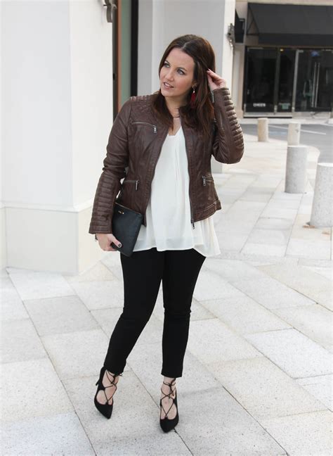 Brown Leather Jacket Outfit Ideas