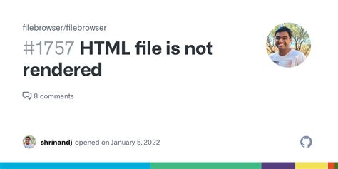 HTML File Is Not Rendered Issue Filebrowser Filebrowser GitHub