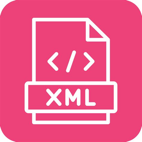 Xml Vector Icon Design Illustration Vector Art At Vecteezy