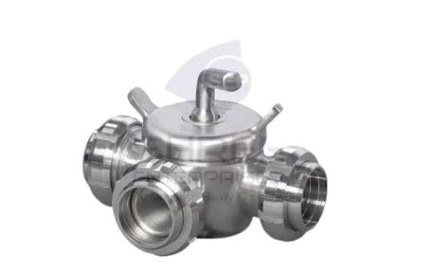 stainless steel 3 way plug valve at 4600 00 inr in pune shree enterprises