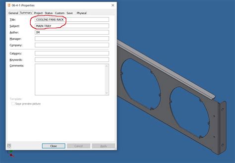 solved two parts in a same drawing dealing with iproperties