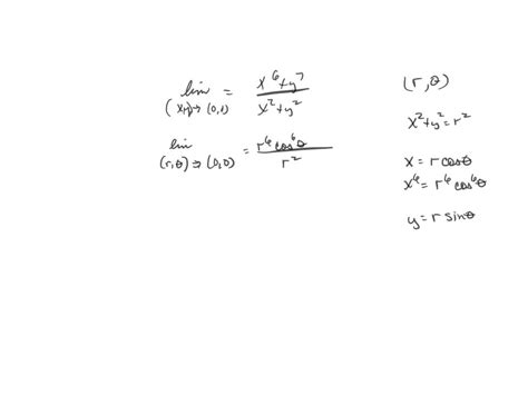 use polar coordinates to find the limit [if r θ are polar