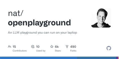 Github Nat Openplayground An Llm Playground You Can Run On Your Laptop