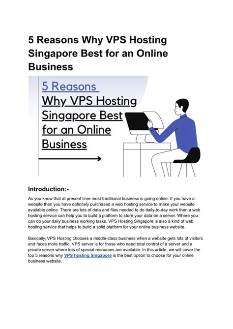 Ppt 5 Reasons Why Vps Hosting Singapore Best For An Online Business Powerpoint Presentation