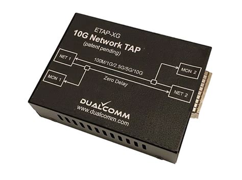 10g Network Tap Dualcomm It Security Lan Tap Pro