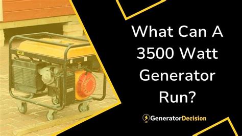 Generator Information - Generator Decision
