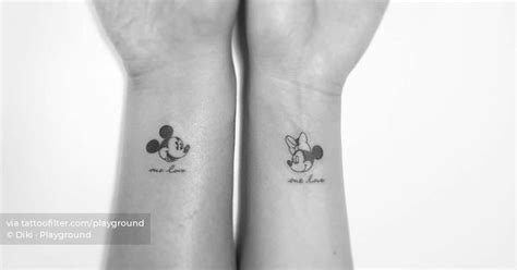 Mickey Mouse Matching Tattoos