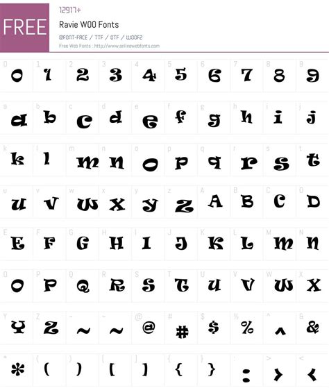 Ravie W00 11 Fonts Free Download Onlinewebfontscom