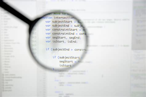 실제 자바 스크립트 코드 화면을 개발입니다 프로그래밍 워크플로 추상 알고리즘 개념입니다 근접 촬영의 자바 스크립트와 Html 코드입니다 Java 프로그래밍 언어에 대한 스톡