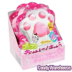 Senjaku Panda Paws Gummy Candy Packs Peach 6 Piece Box Candy
