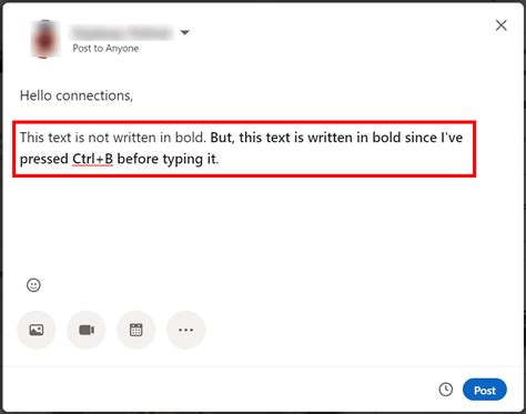 How To Bold Text On A Linkedin Post Techcult