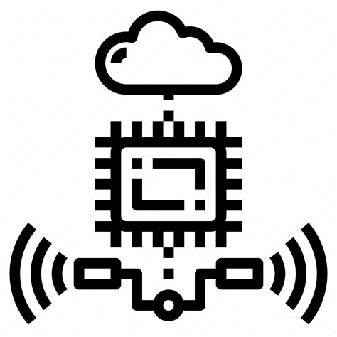 Digital Iot Sensor Smart Farm Edge Computing Icon Download On Iconfinder