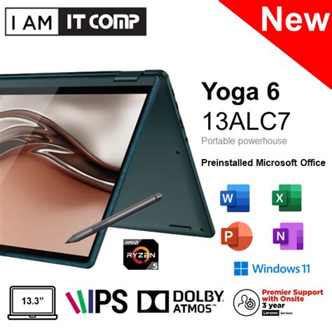Lenovo Yoga 6 13ALC7 82UD001DMJ 82UD001CMJ 13 3 WUXGA Laptop Ryzen5 Ryzen7 8GB 16GB