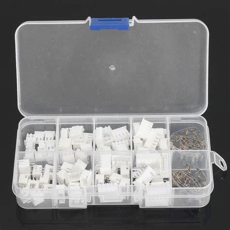 40 Sets Jst 2 5mm Xh 2p 3p 4p 5pin Male Female Housing Connector With Crimps Sale Banggood Com