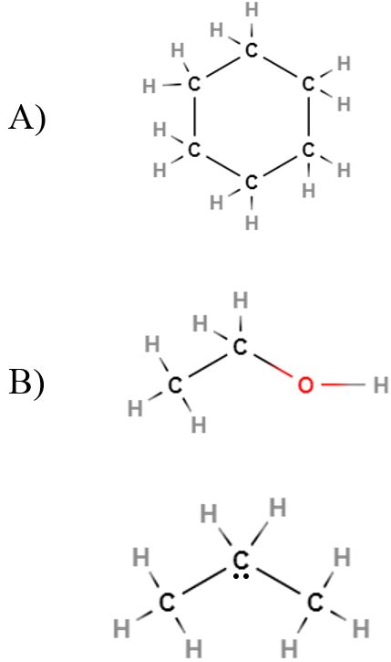 A Draw A Skeletal Structure For Cyclohexane B Convert Each Skeletal Structure To A Complete