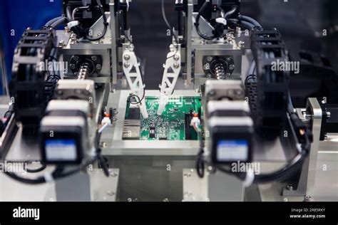 Automated Robot Assembly For Pcb Print Circuit Board Semiconductor