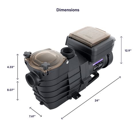 Gopool Ig2 22hp Variable Speed Inground Pool Pump Gopiscine