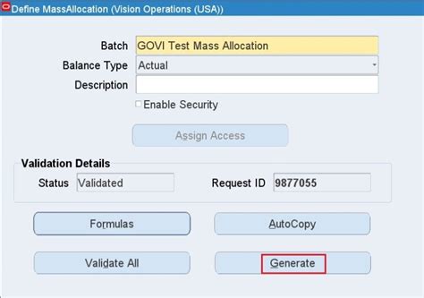 Mass Allocation Oracle Apps Reference