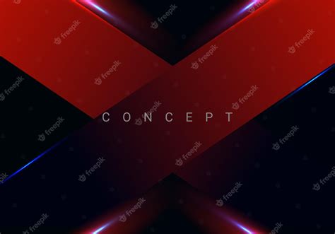 Premium Vector Abstract Geometric Red Design Dynamic Modern Graphic Background