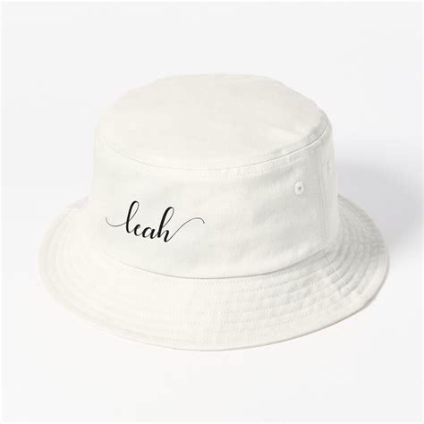 Leah Custom Name On Delicate Black Cursive Font Sticker For Sale By Tothelua Redbubble