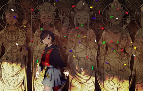 Akka Absurdres Highres 1girl Bead Bracelet Beads Black Hair