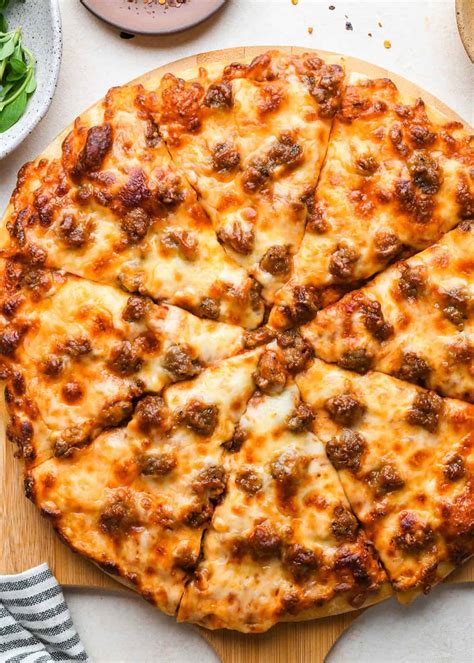 Sausage Pizza Joyfoodsunshine