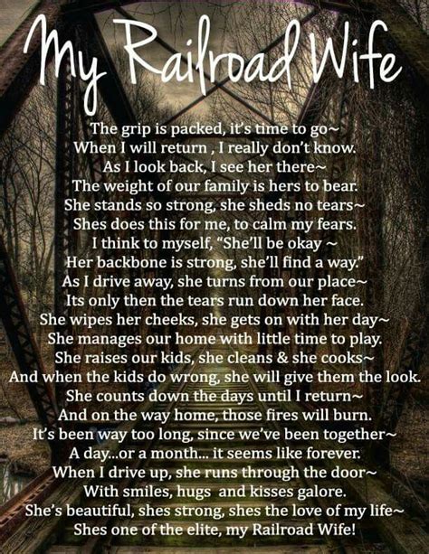 Railroad Wife Quotes