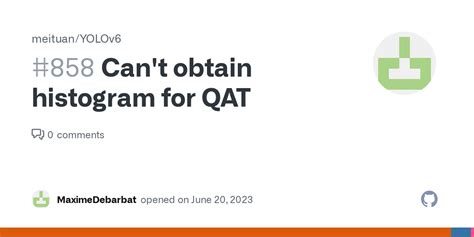 can t obtain histogram for qat · issue 858 · meituan yolov6 · github