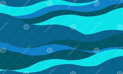 Abstract Ocean Wave Pattern In Calming Blue Tones Perfect For Website Backgrounds Mobile App