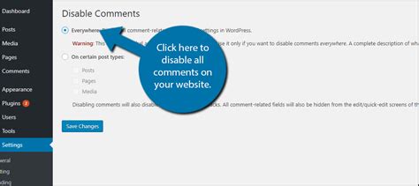 how to disable comments in wordpress greengeeks