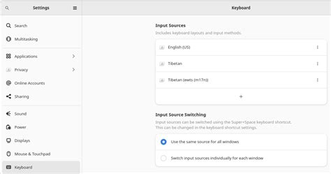 Linux Gnome And Tibetan Script — Digital Tibetan