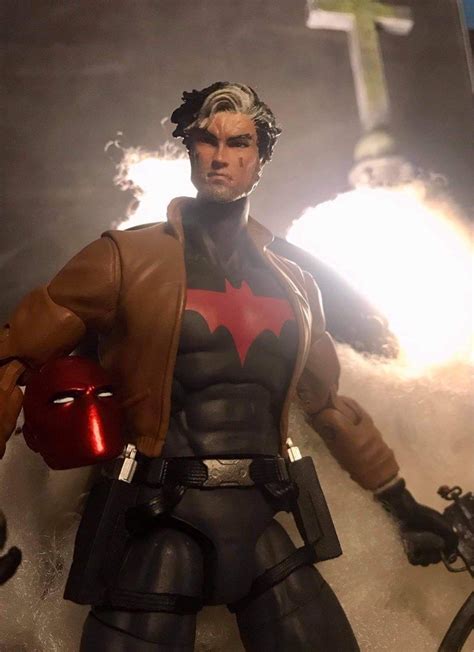 Dc Essentials Red Hood With Ducati Motorcycle And Alternate Jason Todd