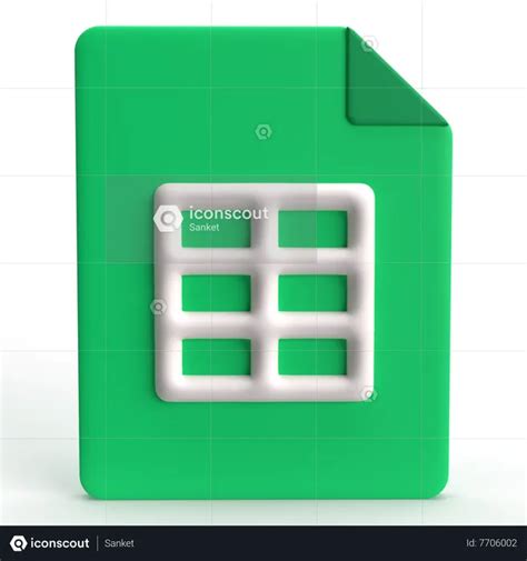 Excel File 3d Icon Free Download User Interface 3d Icons Iconscout