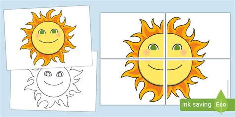 Sun Large Cut Out Teacher Made Twinkl