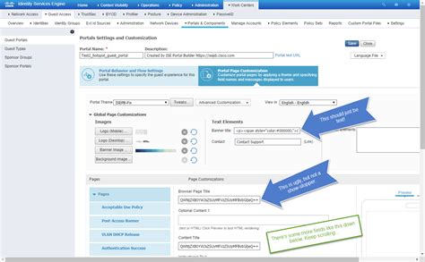 Ise Hotspot Guest Portal Invalid Input Format Detected Html Tags Scripts Or Characters