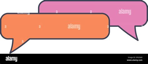Text Message Bubbles Stock Vector Image Art Alamy