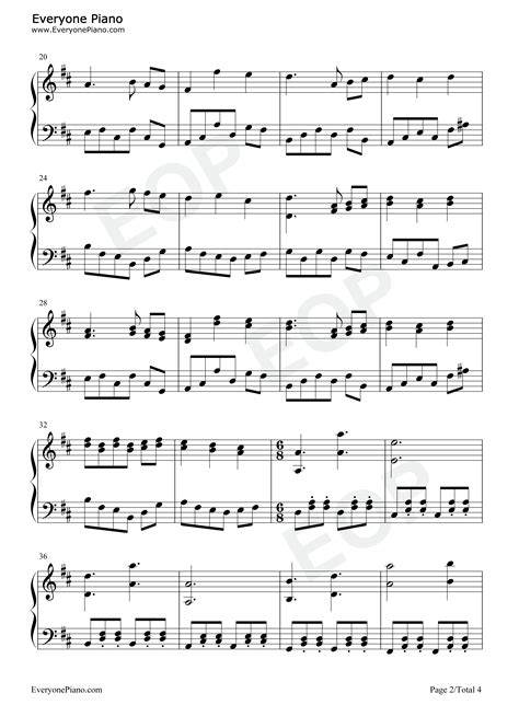 Fallen Down Reprise Undertale Bgm五線譜プレビュー Eopオンライン楽譜棚