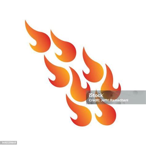 Ilustrasi Desain Logo Api Dan Vektor Ikon Simbol Api Ilustrasi Stok Unduh Gambar Sekarang Istock