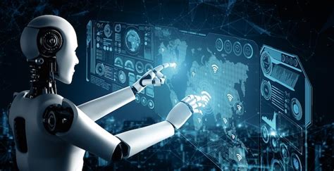 Premium Photo Xai Internet Connection Controlled By Ai Robot And