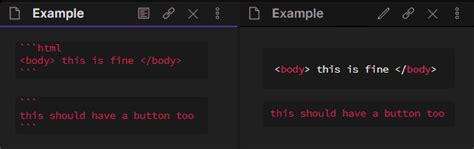Copy Code Block Button When No Language Is Specified Bug Graveyard Obsidian Forum