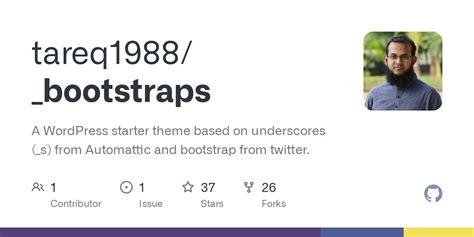 Github Tareq1988bootstraps A Wordpress Starter Theme Based On Underscores S From