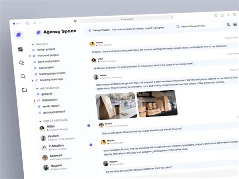 Dashboard Concept Chatting Discord By Vektora Uiux For Vektora On