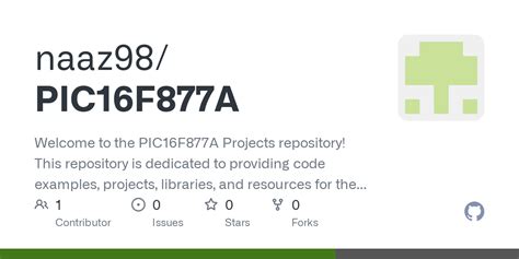 Github Naaz98pic16f877a Welcome To The Pic16f877a Projects