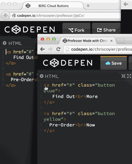 Professor Mode Upgrades CodePen