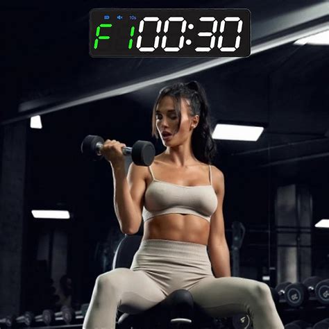 Gym Timer Training Interval Workout Clock Count Down Up Stopwatch