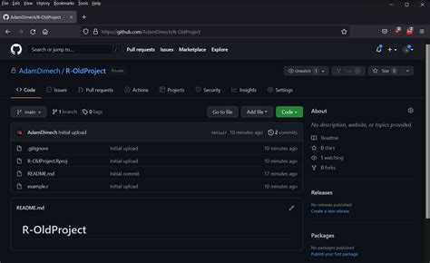 Connect An RStudio Project To Github Adam Dimech S Coding Blog
