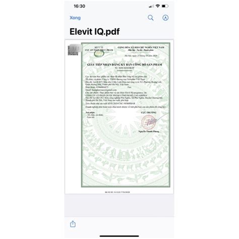 Mua Elevit Iq Vitamin Bầu Viên Uống Tổng Hợp Cho Bà Bầu Lọ 30v Bổ Sung